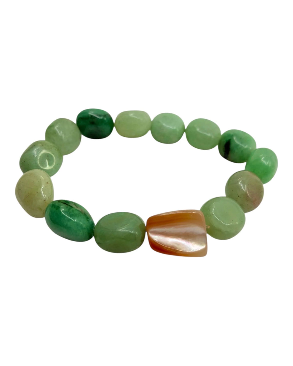 ARIANA OST - AURORA STRETCH BRACELET - JADE – The Luxe Edit